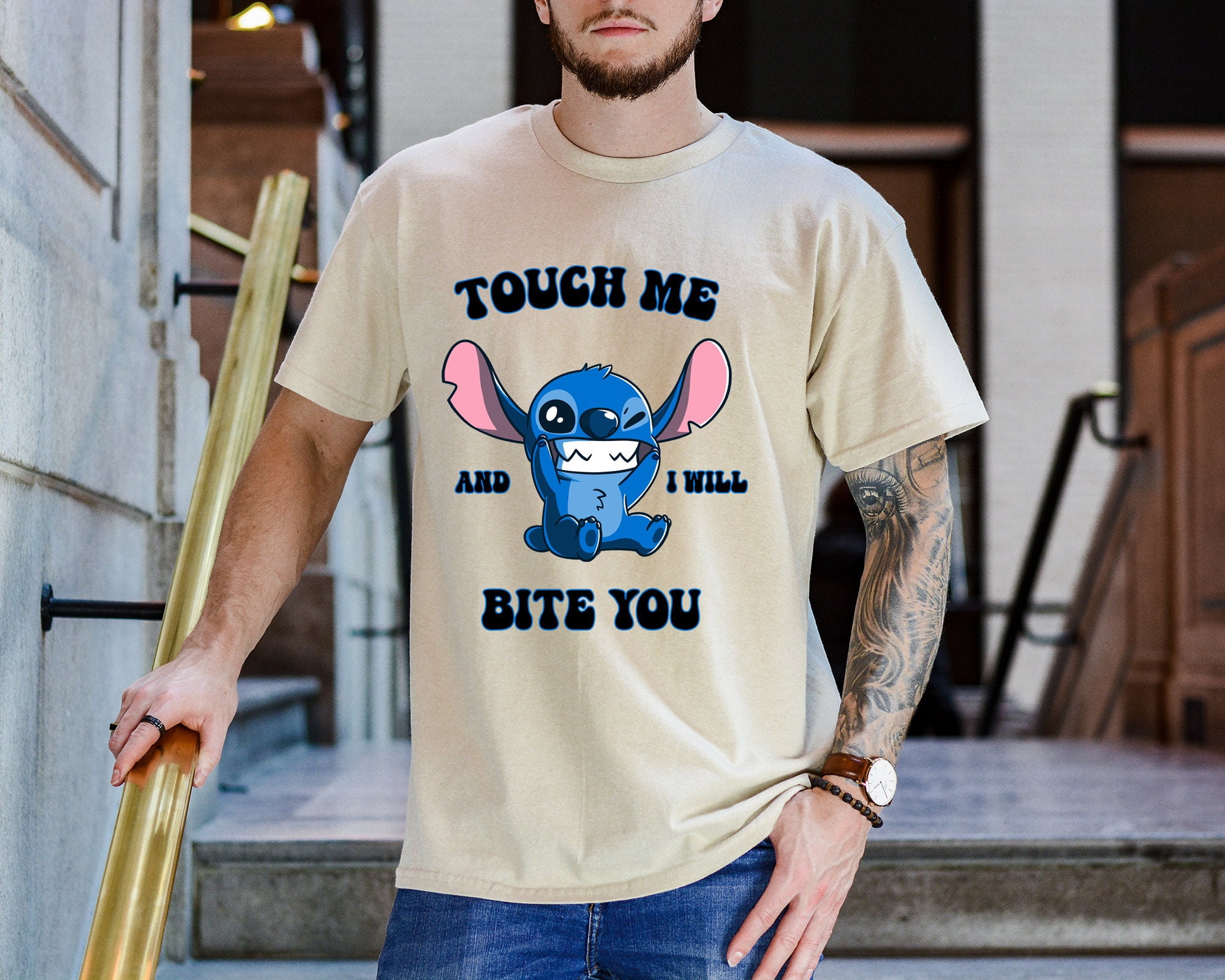 Touch Me And I Will Bite You Stitch Shirt, Disney Stitch, Disney Lilo ...