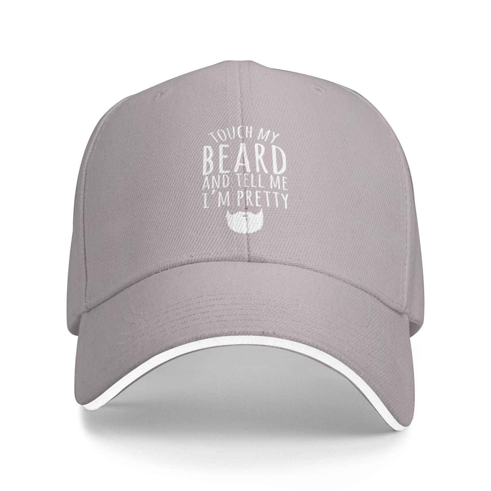 Touch My Beard And Tell Me I'M Pretty Unisex Adult Baseball Caps ...