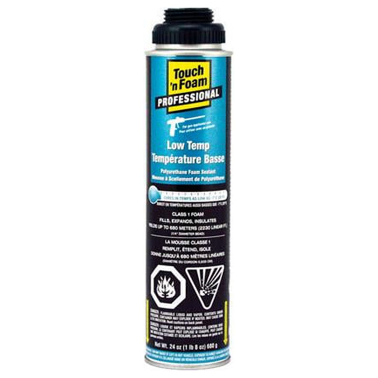 Touch N Foam 1836758 Amber Polyurethane Foam Foam Sealant, 24 oz - Case ...