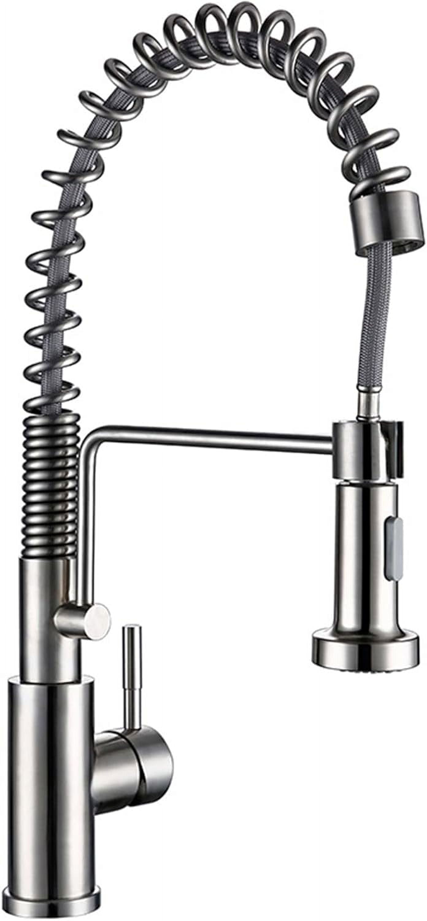Touch On Kitchen Faucet Matt Black Sensor Activated Pull Out Mixer Sink ...