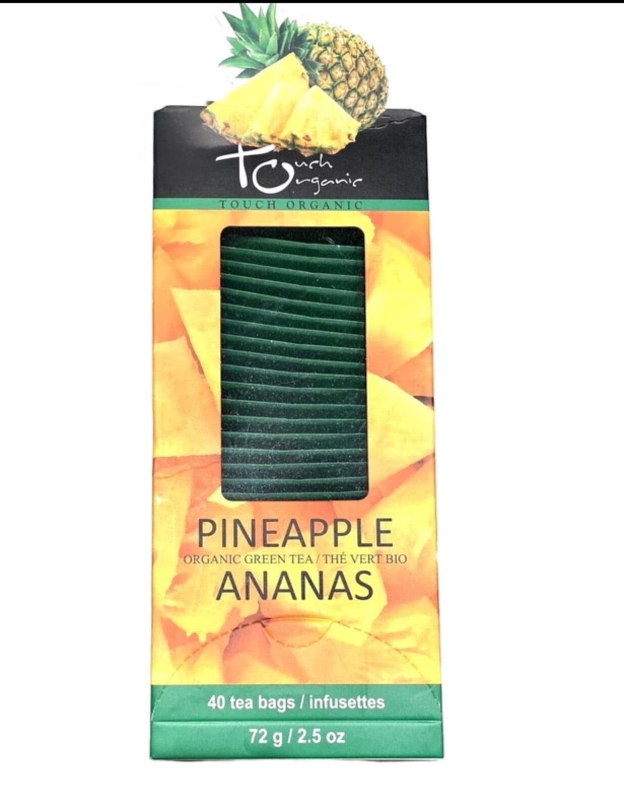 Touch Organic Pineapple Green Tea Bags, 40 Bags, 2.5 oz - Walmart.com