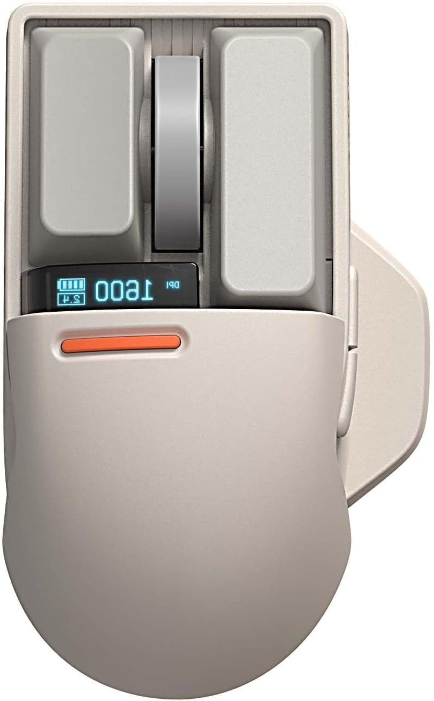 Touch PBT Wireless Mouse with USB Receiver, Bluetooth, Wired Connection, Rechargeable, 4000 DPI ...