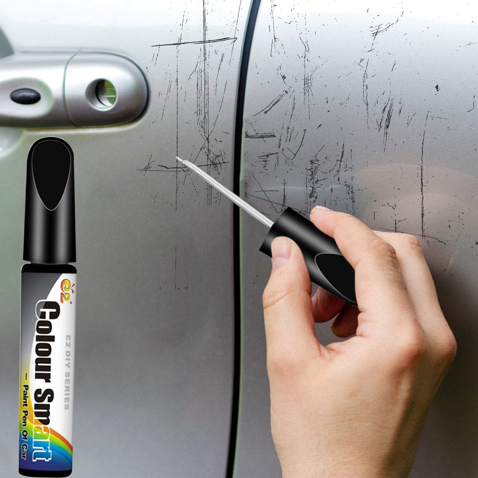 Touch Up Paint for Cars, Car Paint Scratch Remover Pen, Two-In-One Car ...