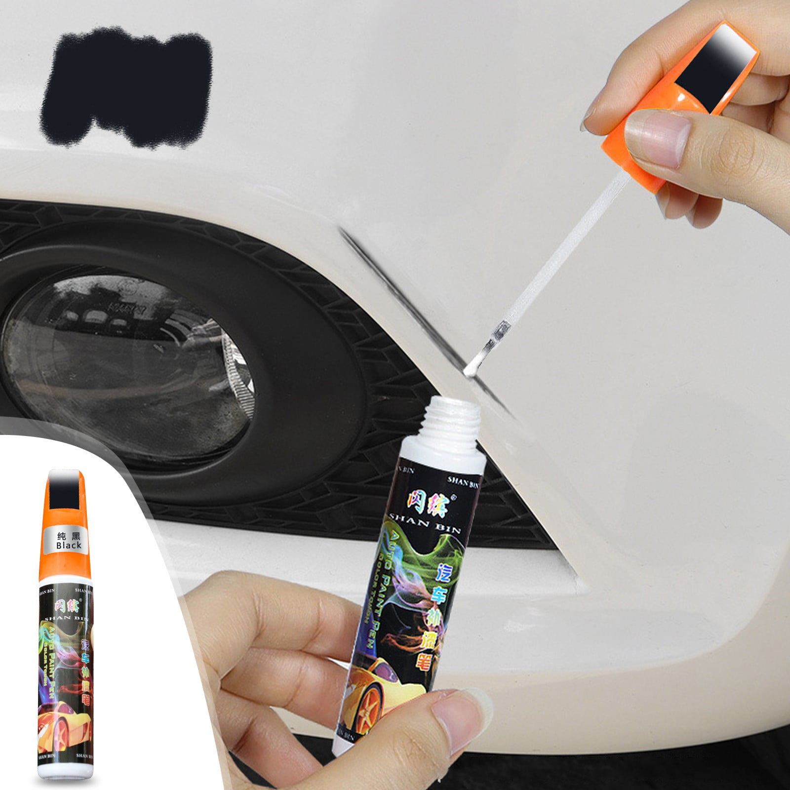 Touch Up Paint, Efficient Alloy Car Wheel Scratch Repair, Seamless Remover Curb Rash, Color ...