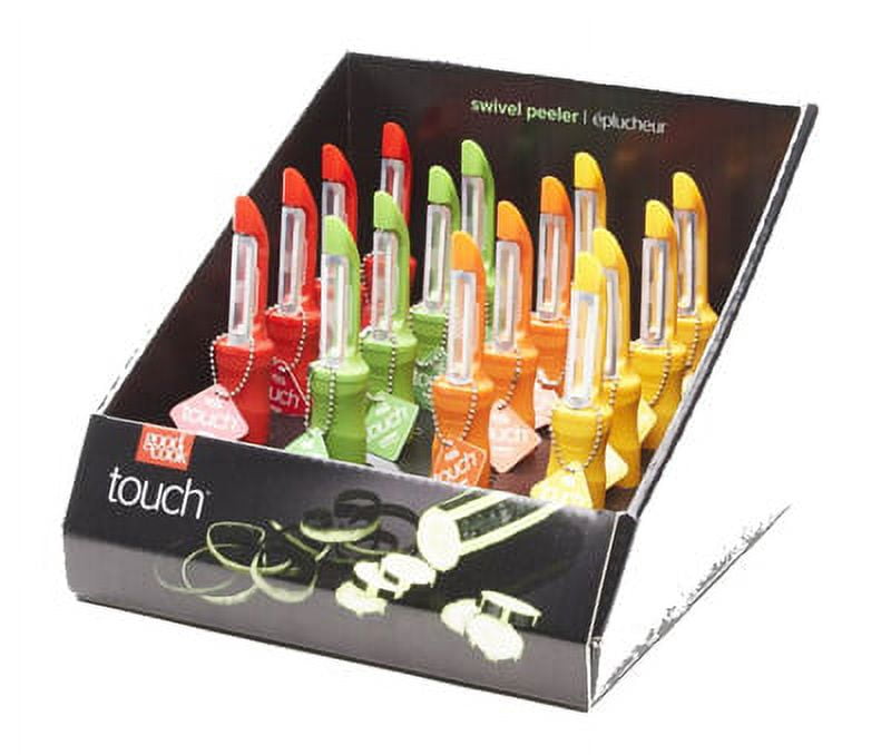 Touch Peeler Assorted Colors Green Red Yellow & Orange Counter Display ...