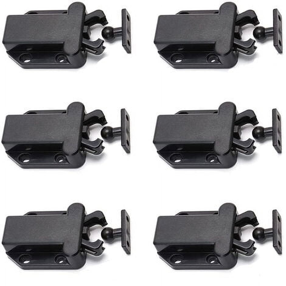Touch Release Latches for Cupboard 6 Pieces Push to Open Non-Magnetic ...