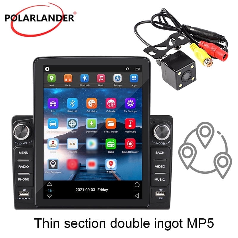 Touch Screen 2 DIN Car Radio+Rear View Camera 9.5'' Android 10.1 GPS ...