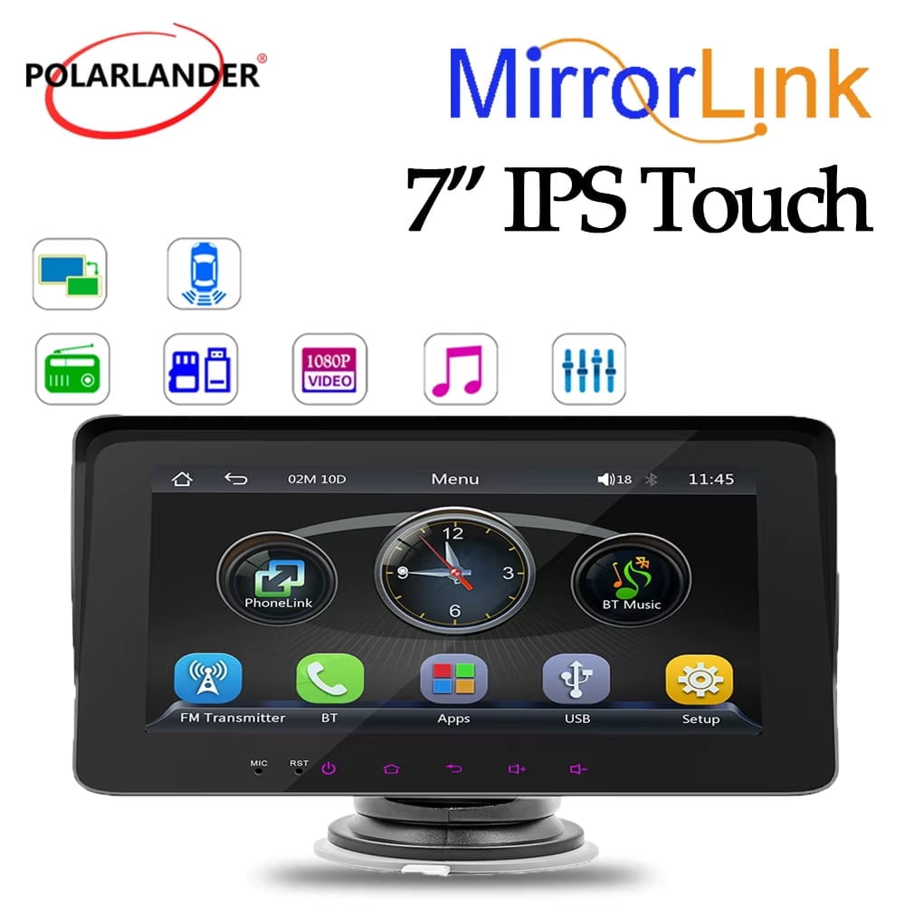 Touch Screen 7" Car Multimedia Player Car MP5 Player Wireless Carplay ...