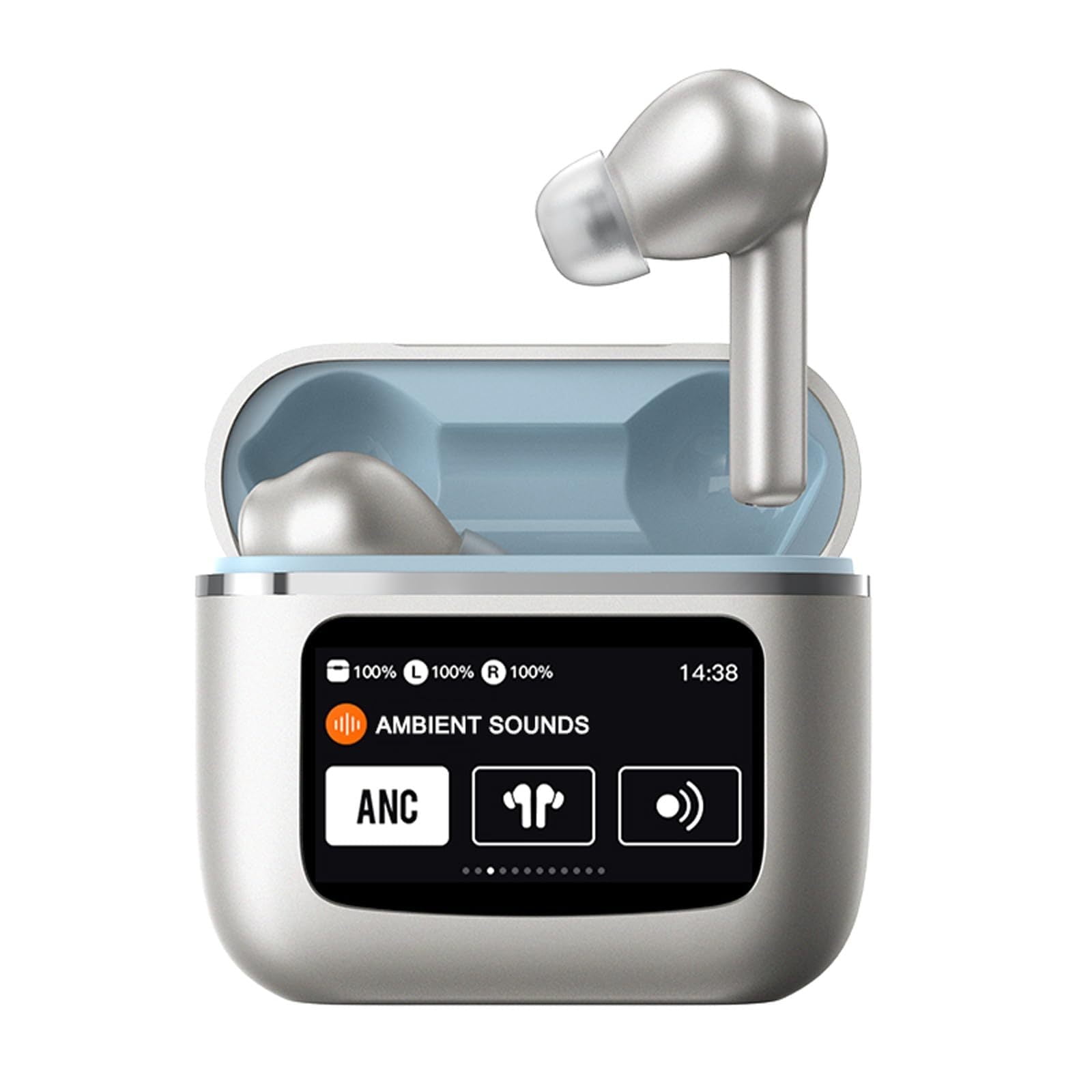 Touch Screen Earbuds Wireless Bluetooth Earphones 5.4 Waterproof ...