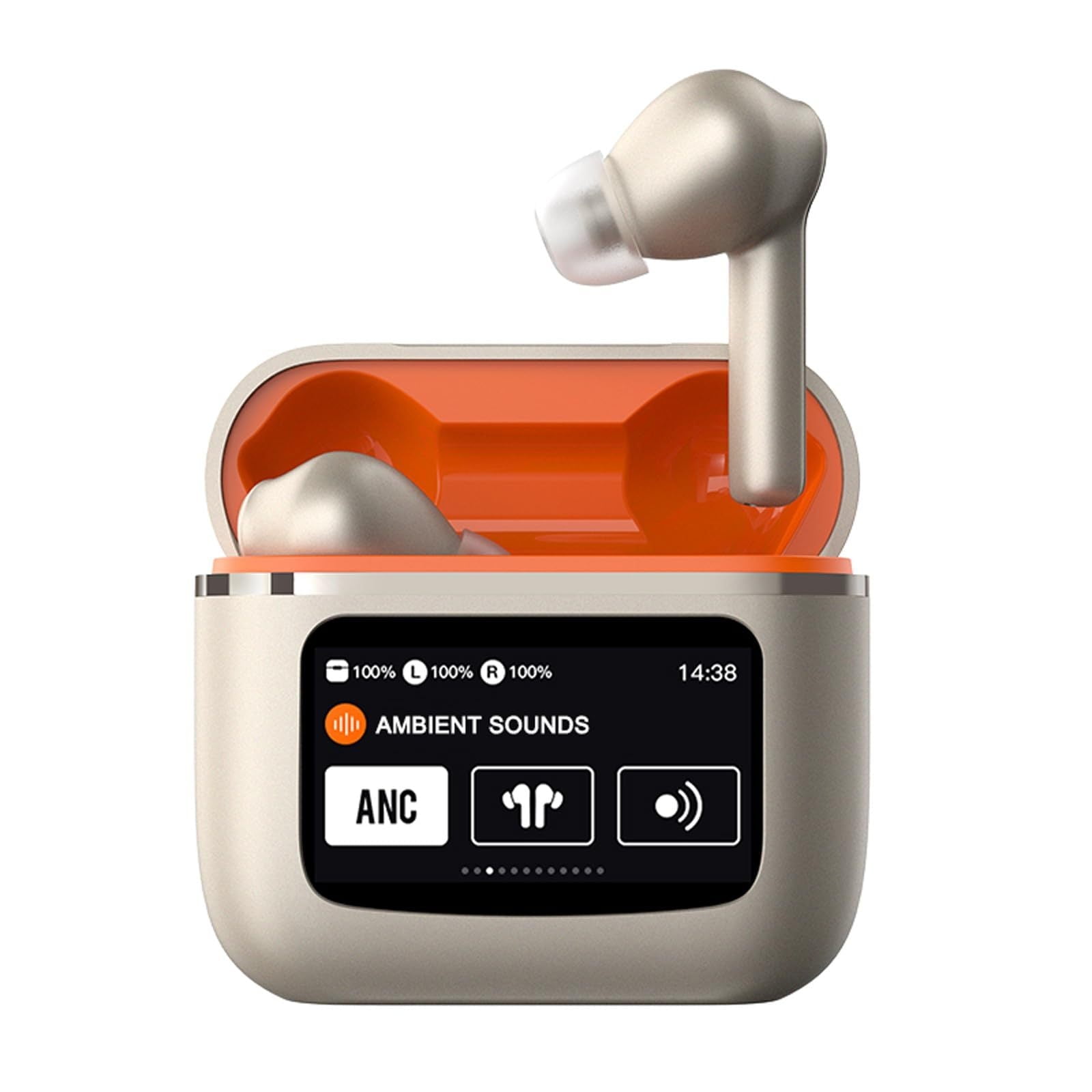 Touch Screen Earbuds Wireless Bluetooth Earphones 5.4 Waterproof ...