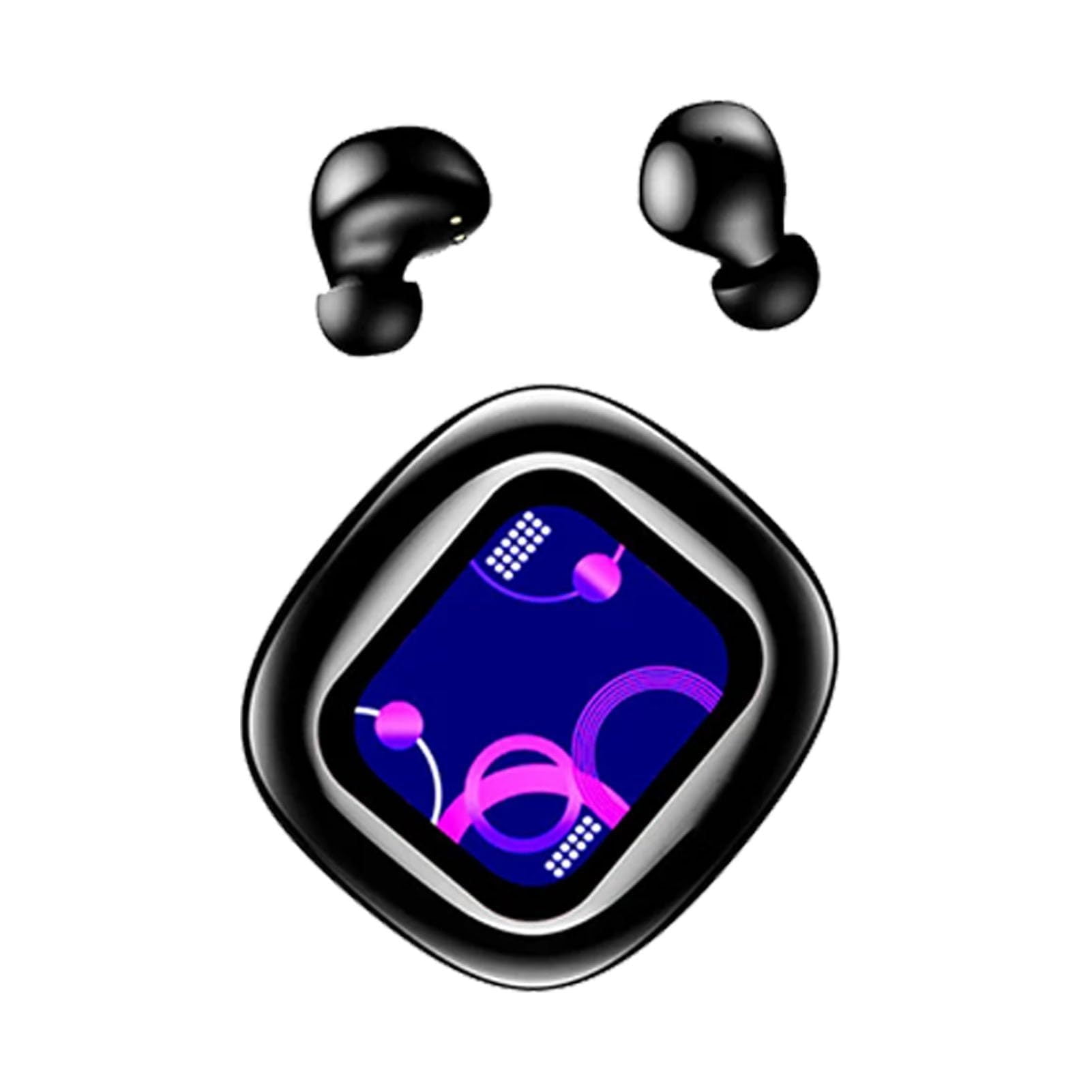 Touch Screen Earbuds Wireless Bluetooth Earphones ANC Noise Cancelling ...