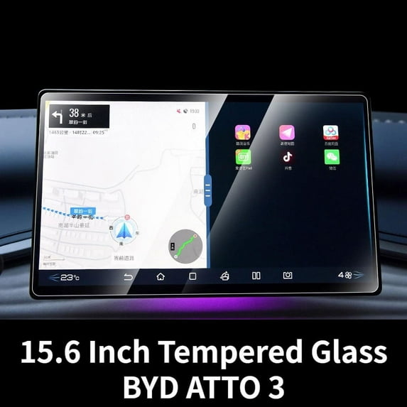 Touch Screen Protector For BYD Atto 3 Yuan Plus 2022 2023 Tempered ...