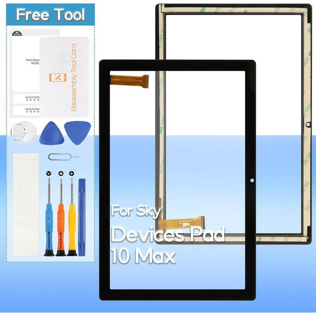 Touch Screen Replacement for Sky Devices Pad 10 Max 10.1" Front Glass ...