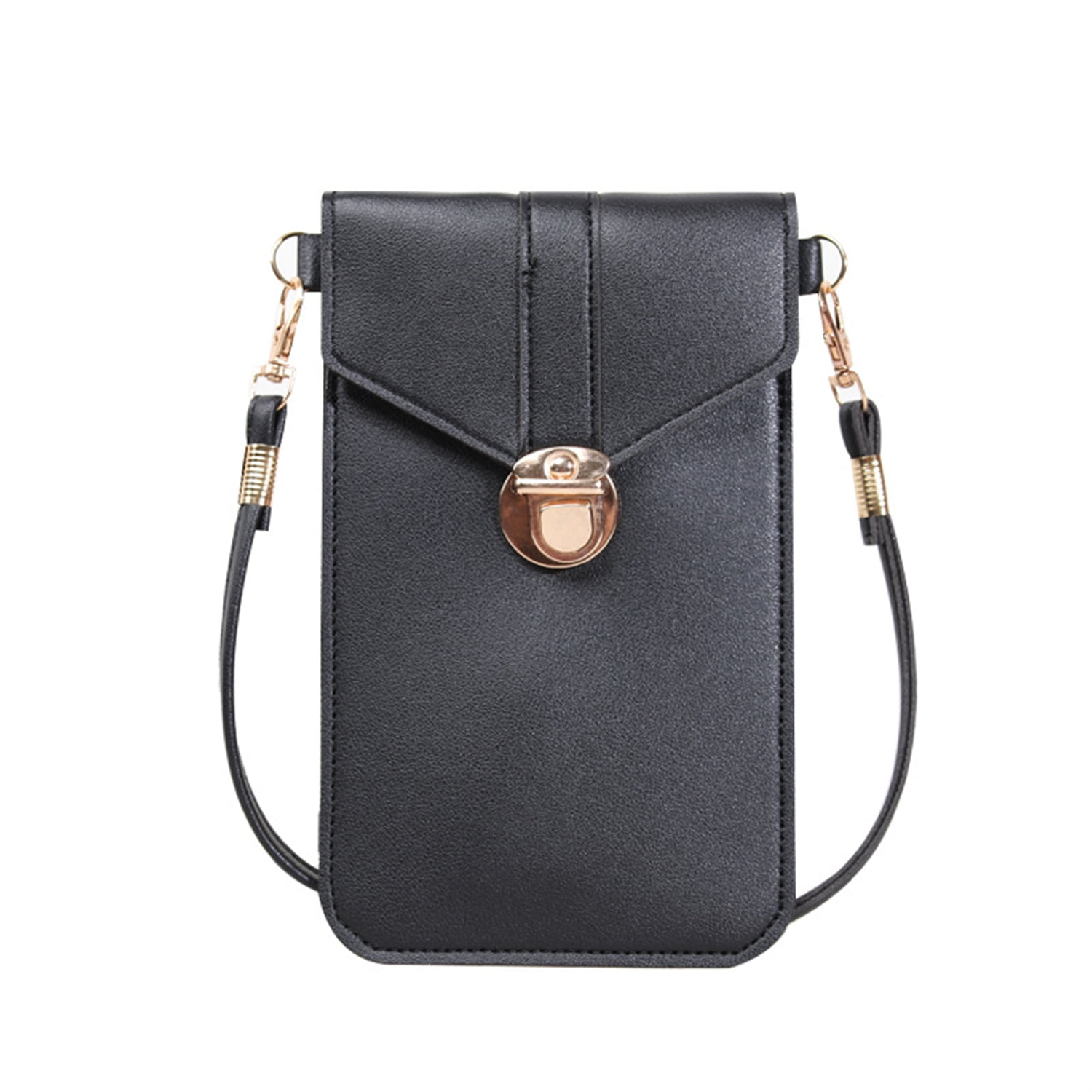 Touch Screen Wallet Women Shoulder Bag PU Mobile Phone Large Card ...