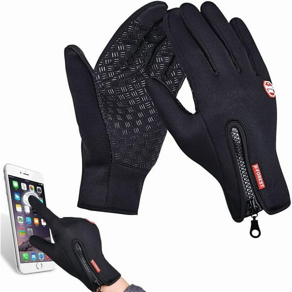 Touch Screen Winter Gloves – Cold Weather Windproof Thermal Gloves for ...