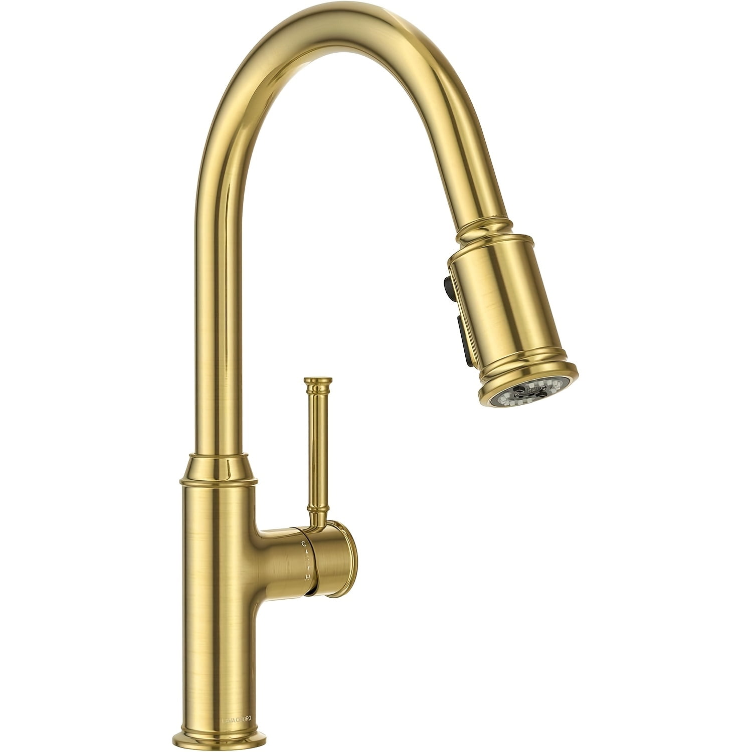 Touch Sensor Kitchen Faucet w/ Pull-Down Sprayer, Single Handle Mixer ...