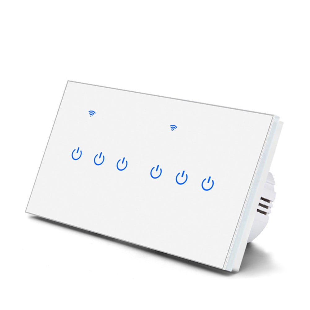 Touch Switch Smart Wifi Switch Smart Home For Tuya App Remote/Voice ...
