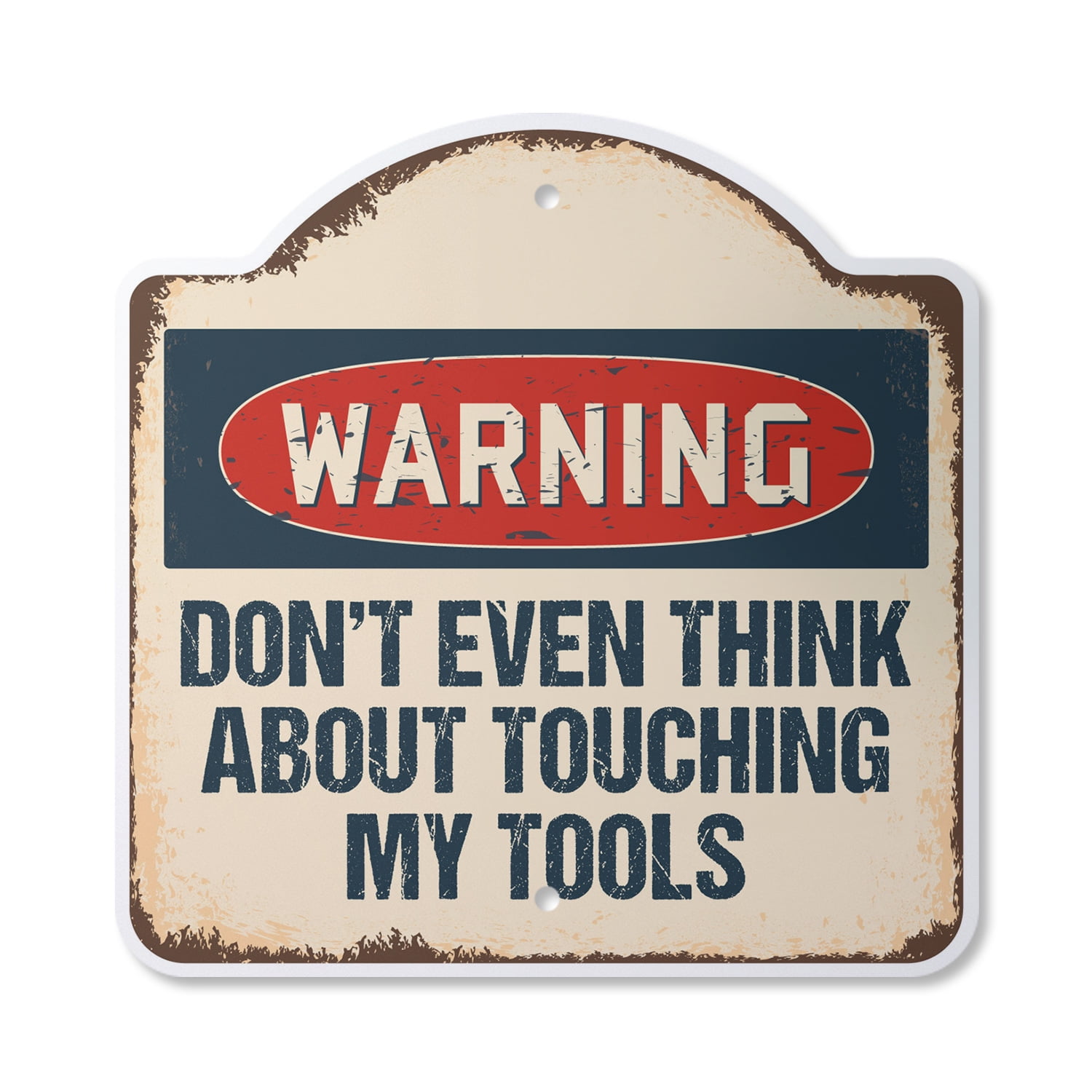 Don't Touch Tools Or Daughter 12" X 12" Sign | Indoor/Outdoor Plastic ...