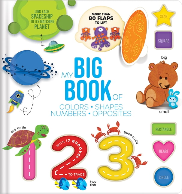 Touch, Trace, and Learn!: My Big Lift-The-Flap Book of Shapes, Colors ...