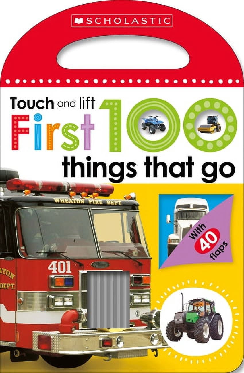 Touch and Lift First 100 Things That Go (Board Book) - Walmart.com