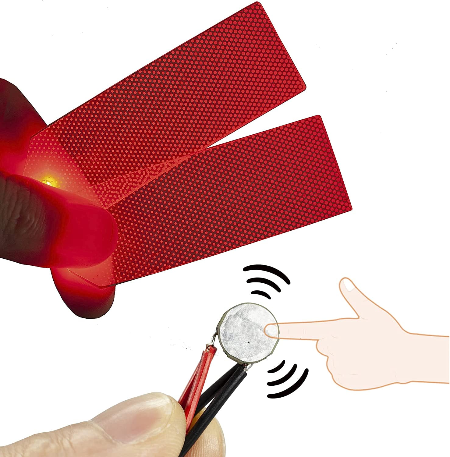 [ Touch ] led Light Decorations Flexible Helmet Lights Cosplay DIY kit ...