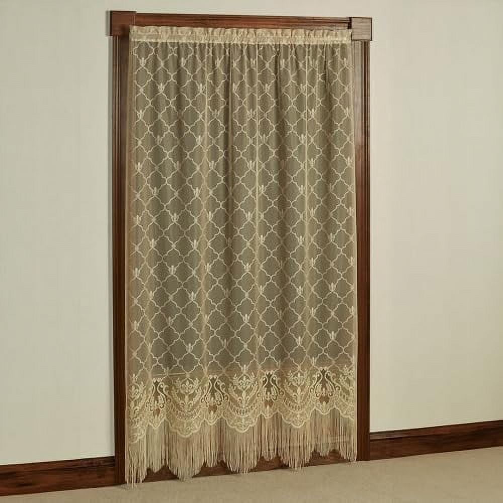 Touch of Class Victorian Fleur de Lis Lace Window Treatment Curtain ...