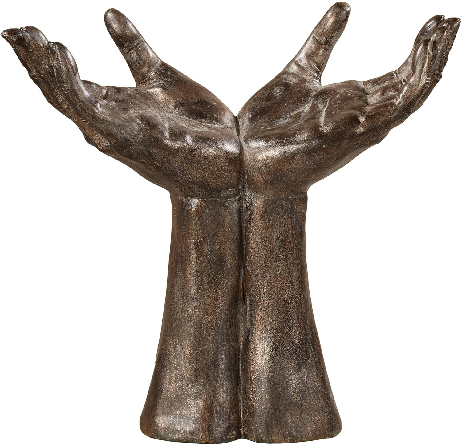 Touch of Class World in His Hands Table Sculpture | Modern Statue for ...