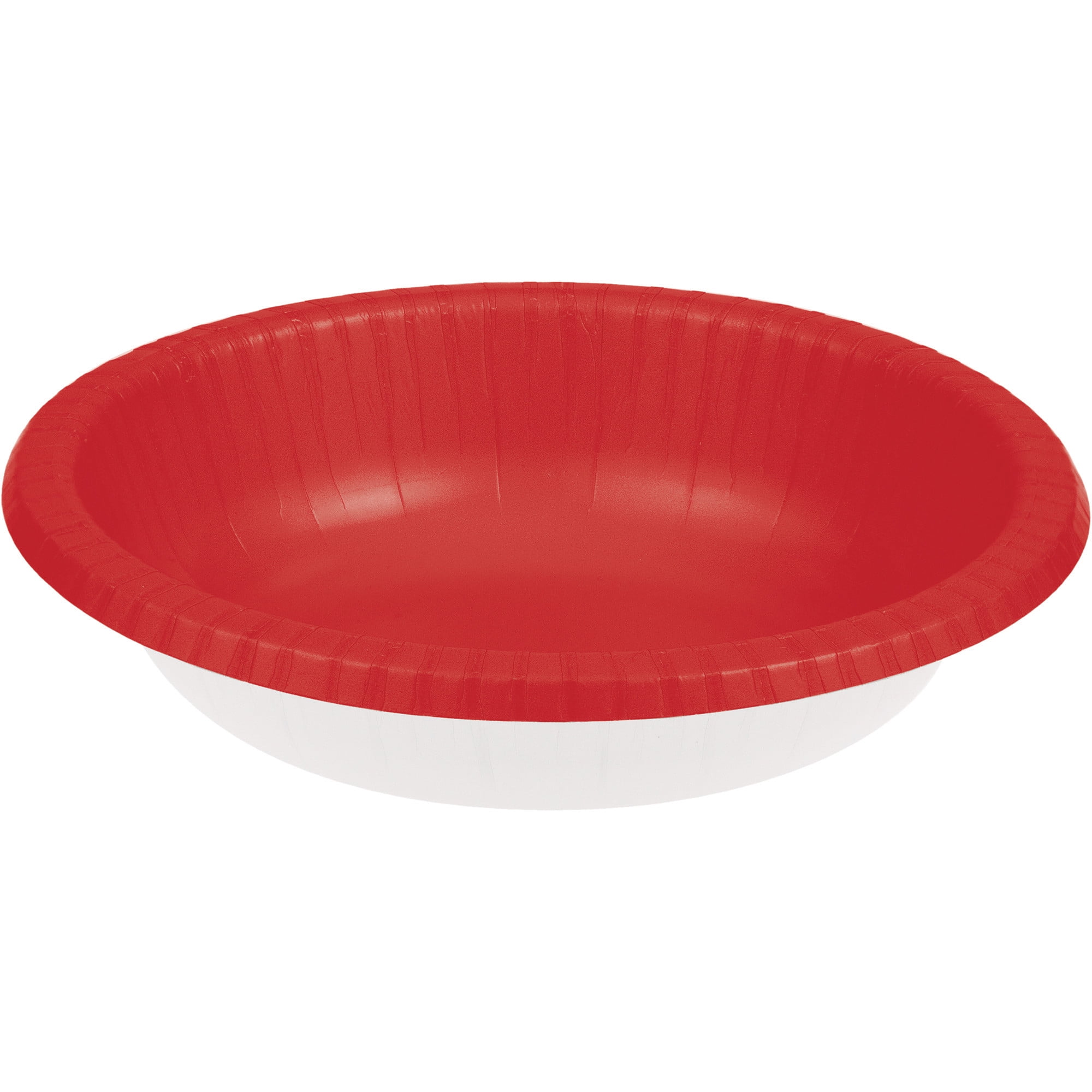 Touch of Color 20 oz Paper Bowl Classic Red, Pack of 20, 3 Packs ...