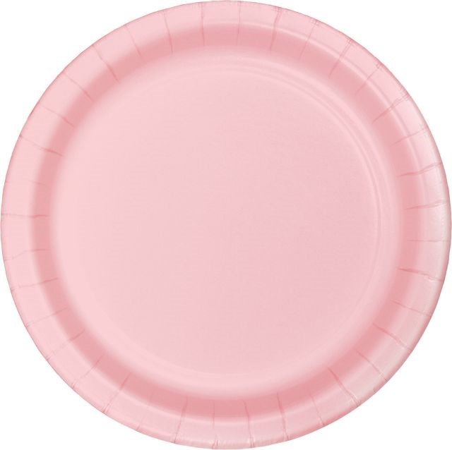 Touch of Color Banquet Plate, 10", Classic Pink, 24 Ct - Walmart.com