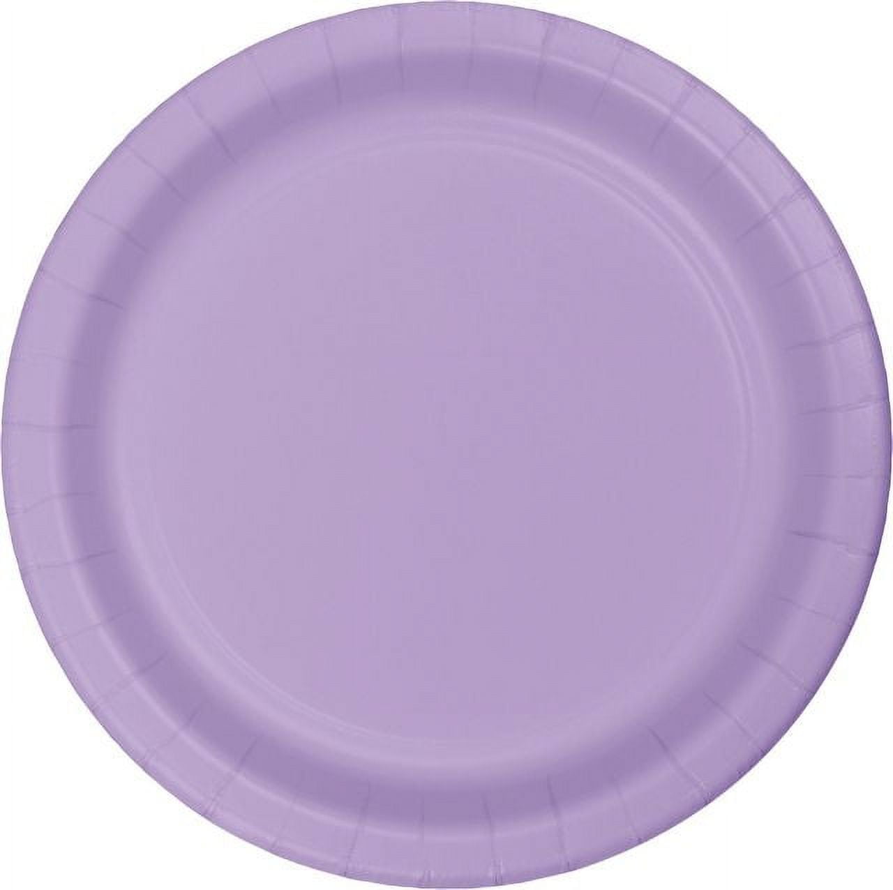 Touch of Color Banquet Plate, 10", Luscious Lavender, 24 Ct - Walmart.com