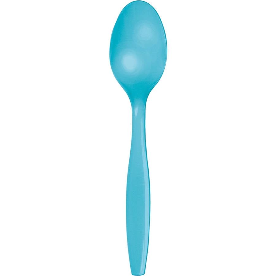 Touch of Color Bermuda Blue Spoons, 24-Pack - Walmart.com