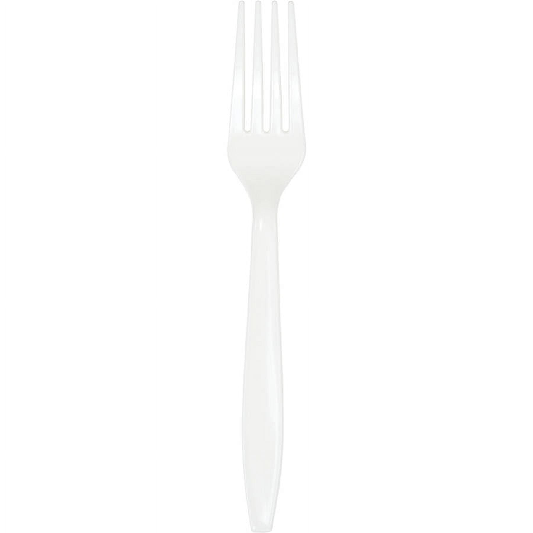 Touch of Color Bright White Forks, 50-Pack - Walmart.com