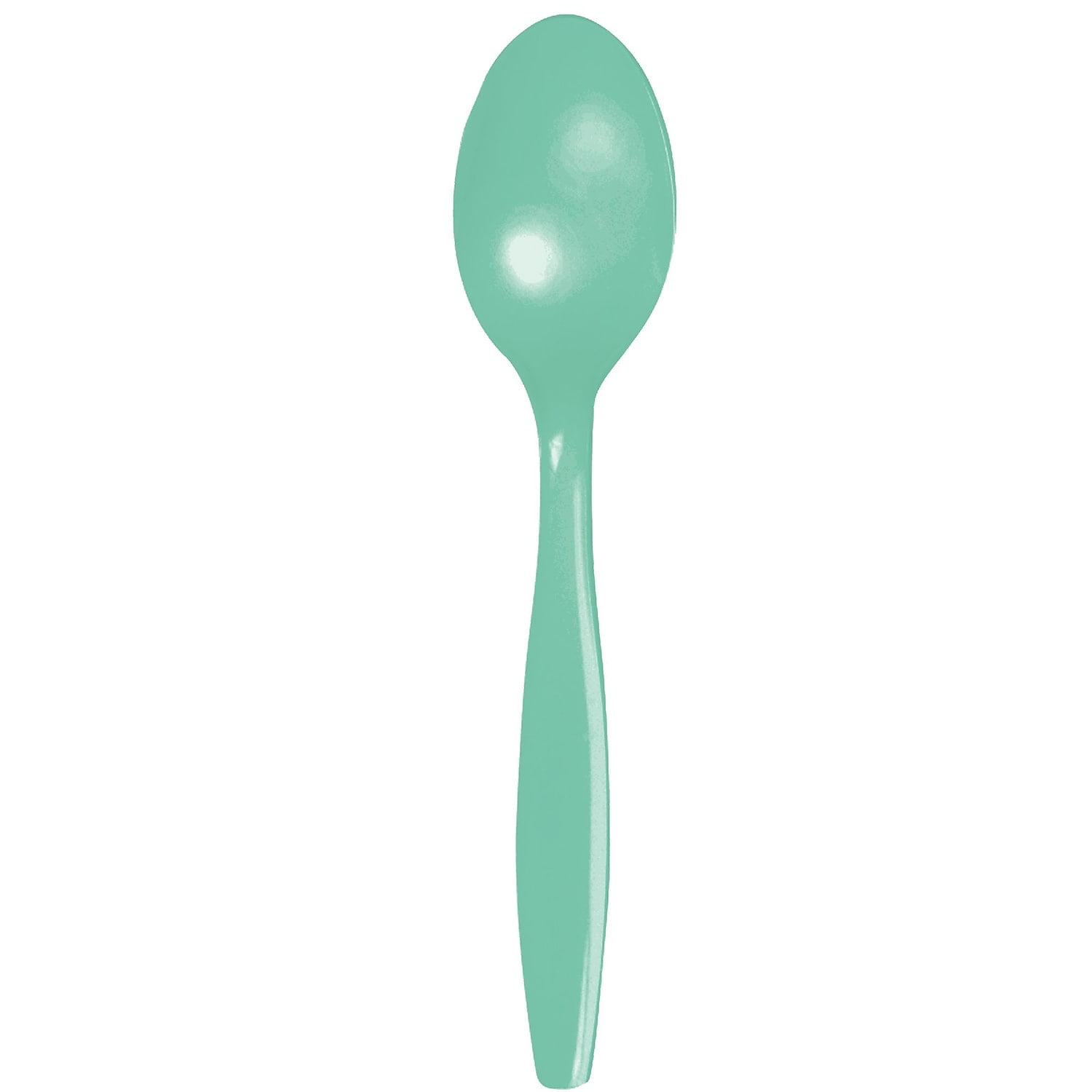 Touch of Color Fresh Mint Green Plastic Spoons 24 Pack 318872 - Walmart.com