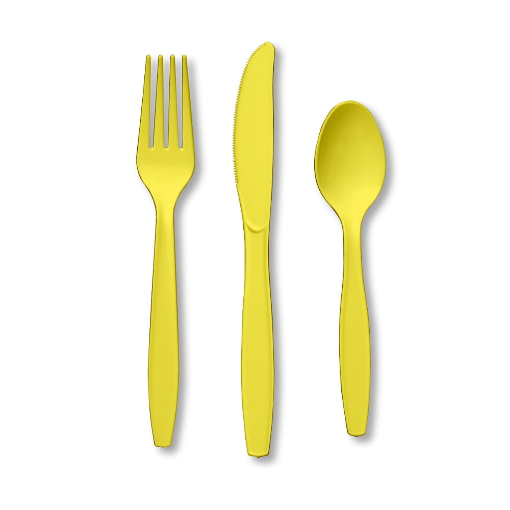 Touch of Color Heavy Duty Cutlery Assortment, 24pk - Walmart.com