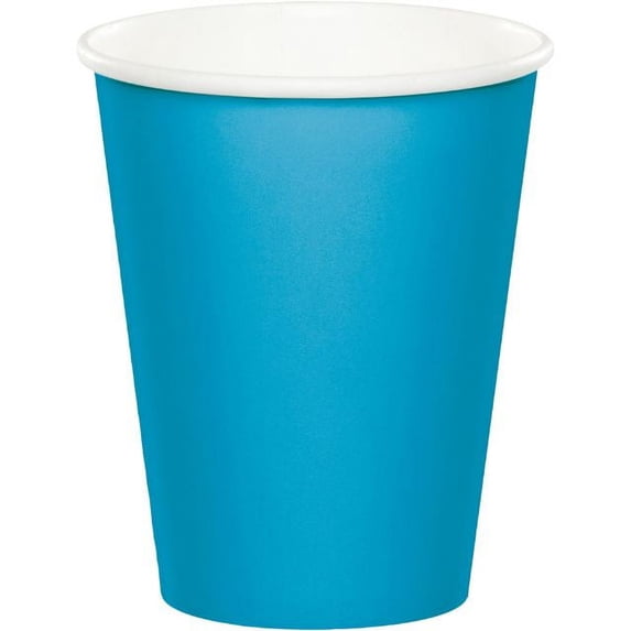 Touch of Color Hot/Cold Cups, 9 Oz, Turquoise, 24 Ct - Walmart.com