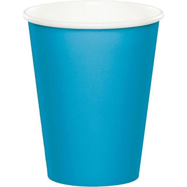 Touch of Color Hot/Cold Cups, 9 Oz, Turquoise, 24 Ct - Walmart Business ...