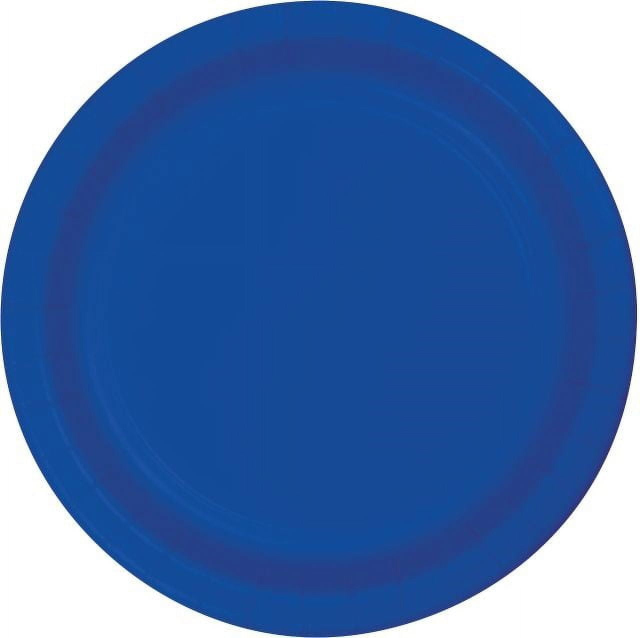Touch of Color Lunch Plate, 7", Cobalt, 24 Ct - Walmart.com