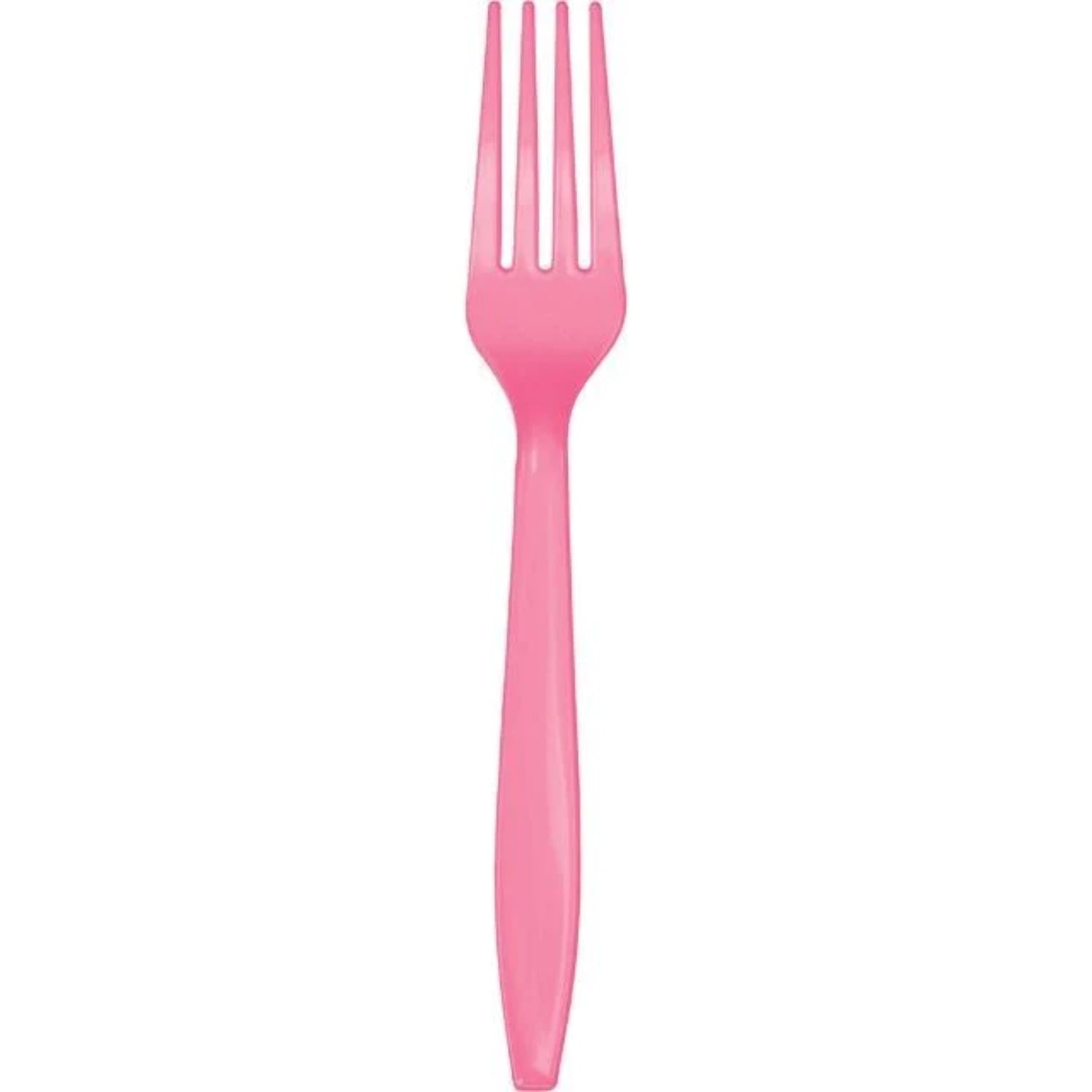 Touch of Color Premium Cutlery Pink Plastic 24 Count Forks - Walmart.com