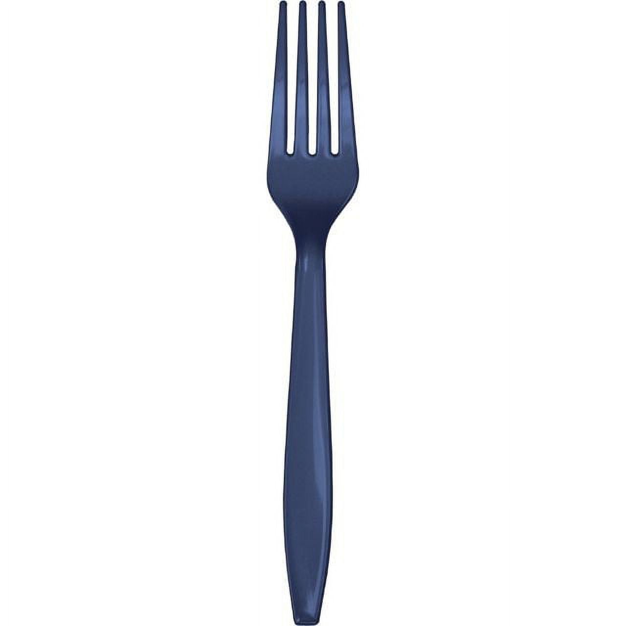 Touch of Color Premium Plastic Forks, Navy, 24 Ct - Walmart.com