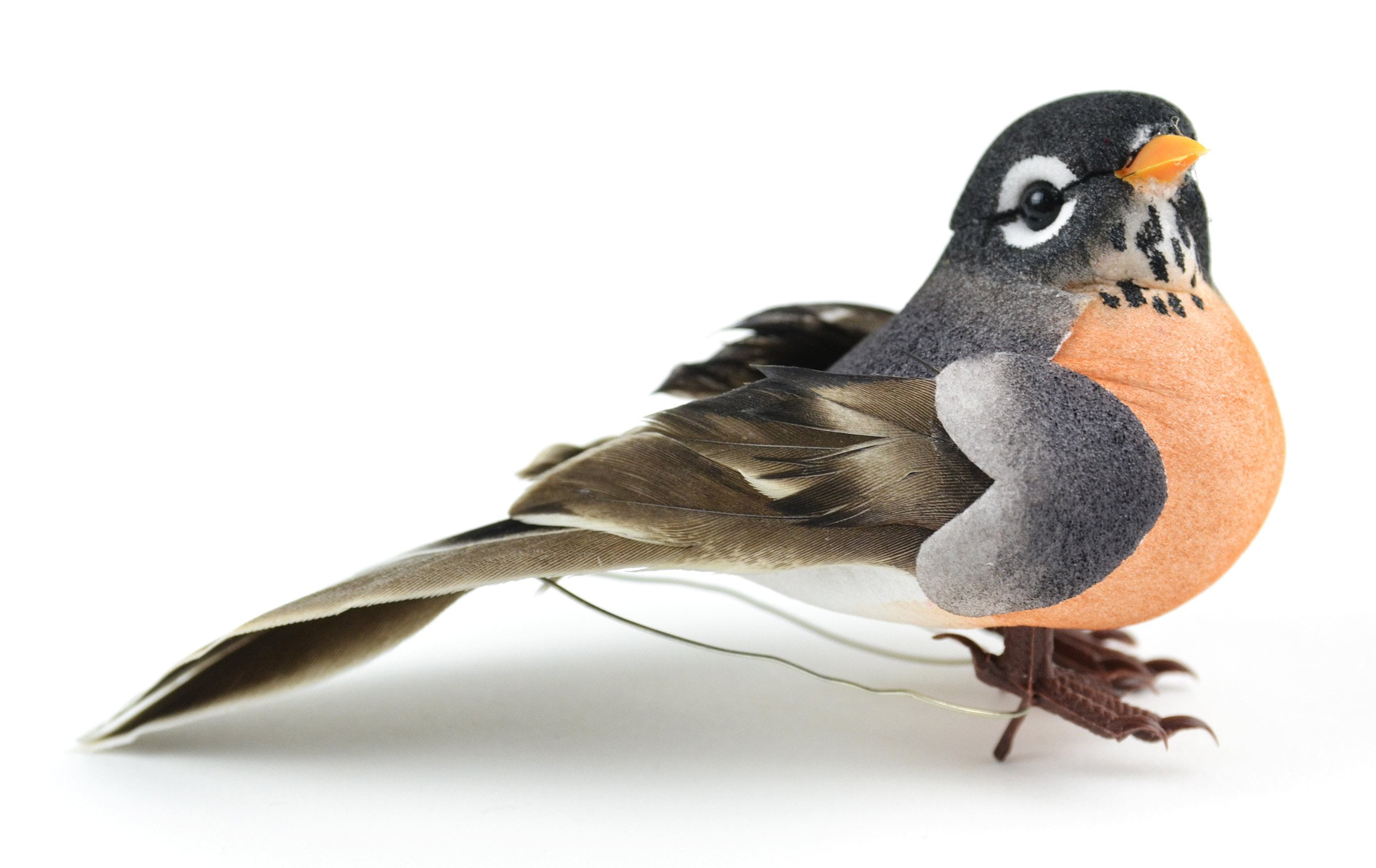 Touch of Nature 1-Piece Mushroom/Feather American Robin on Clip for ...