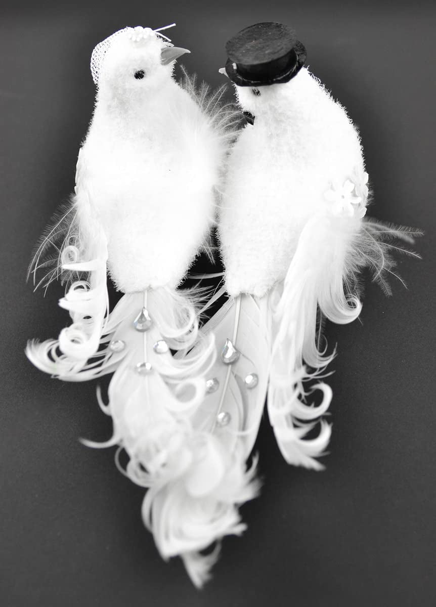 Touch of Nature 21238 Feather Wedding Dove Couple, 6-1/2-Inch - Walmart.com
