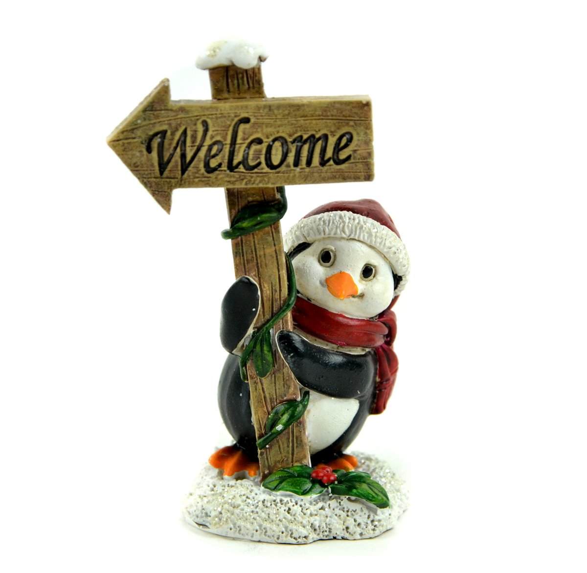 Touch of Nature 55233 Christmas Resin Welcome Sign with Penguin 2 ...