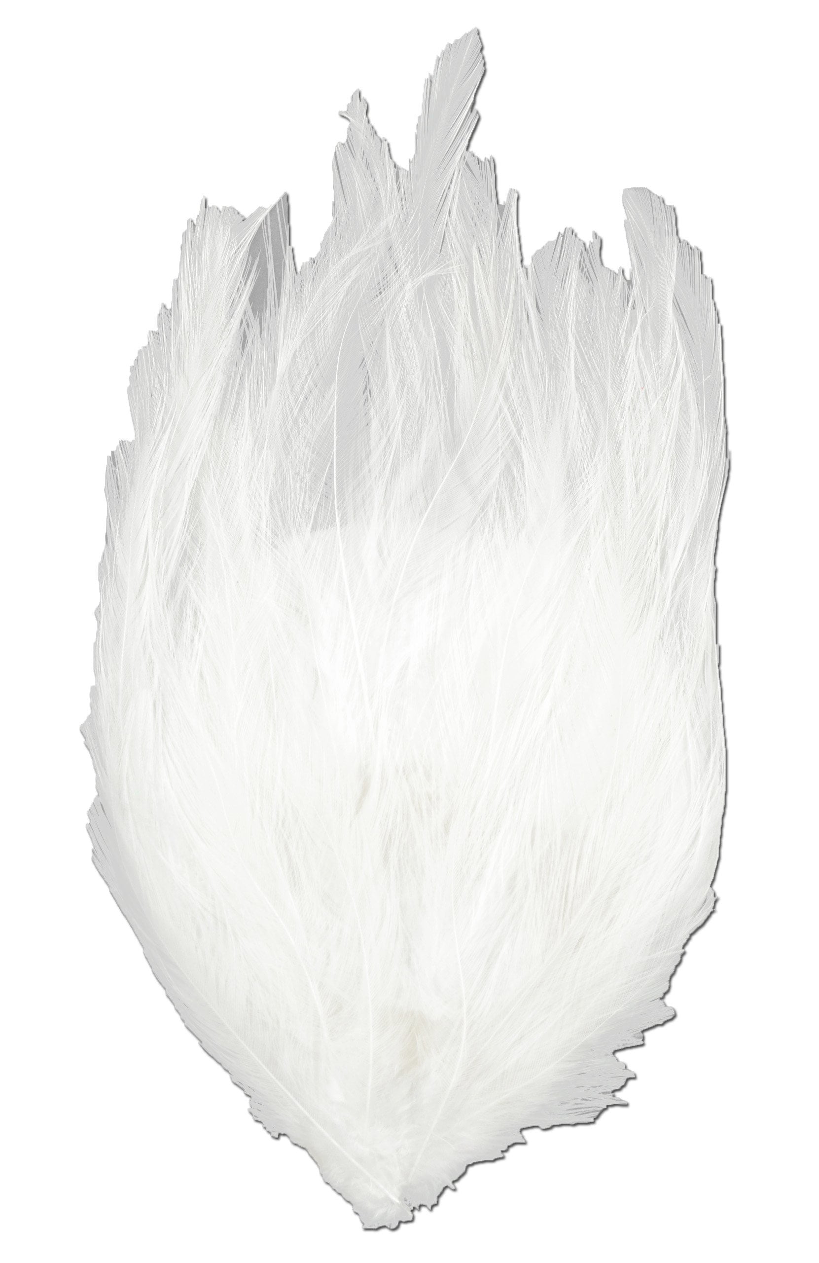 Touch of Nature Hackle Feather Pad, 7 by 4.5-Inch, White - Walmart.com