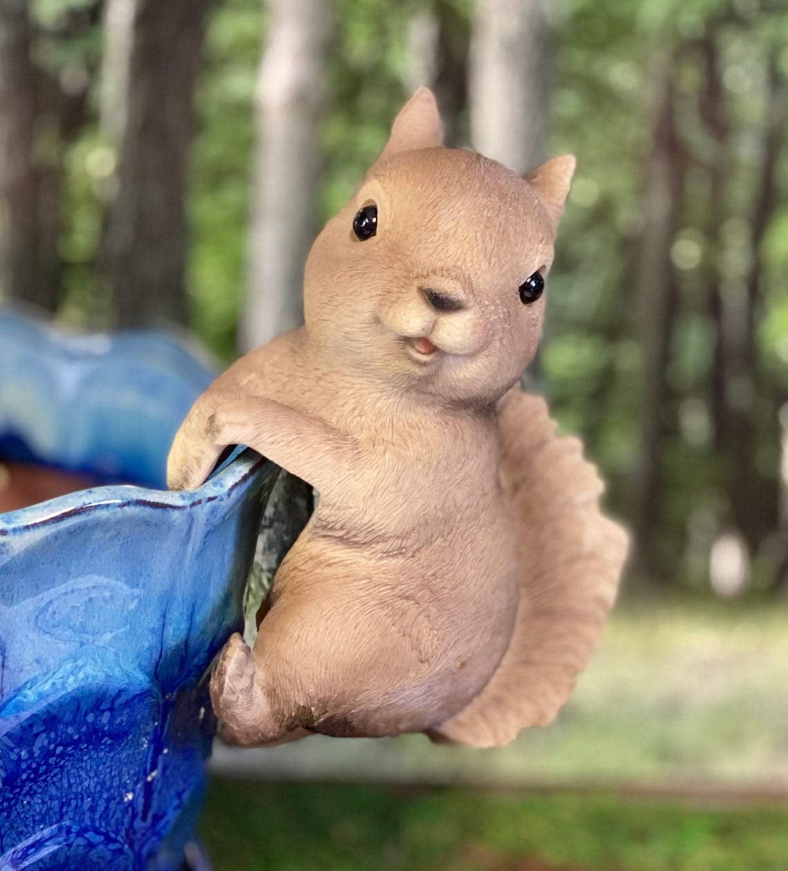 Midwest Design Imports Squirrel Garden Pot Hanger, 6", Brown - Walmart.com