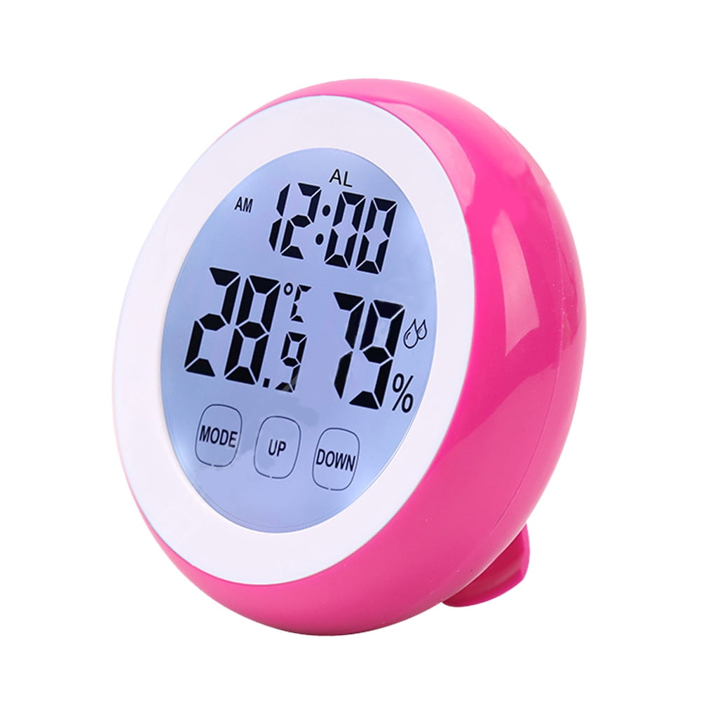 Touch screen alarm clock, round seat clock, electronic hygrometer clock ...