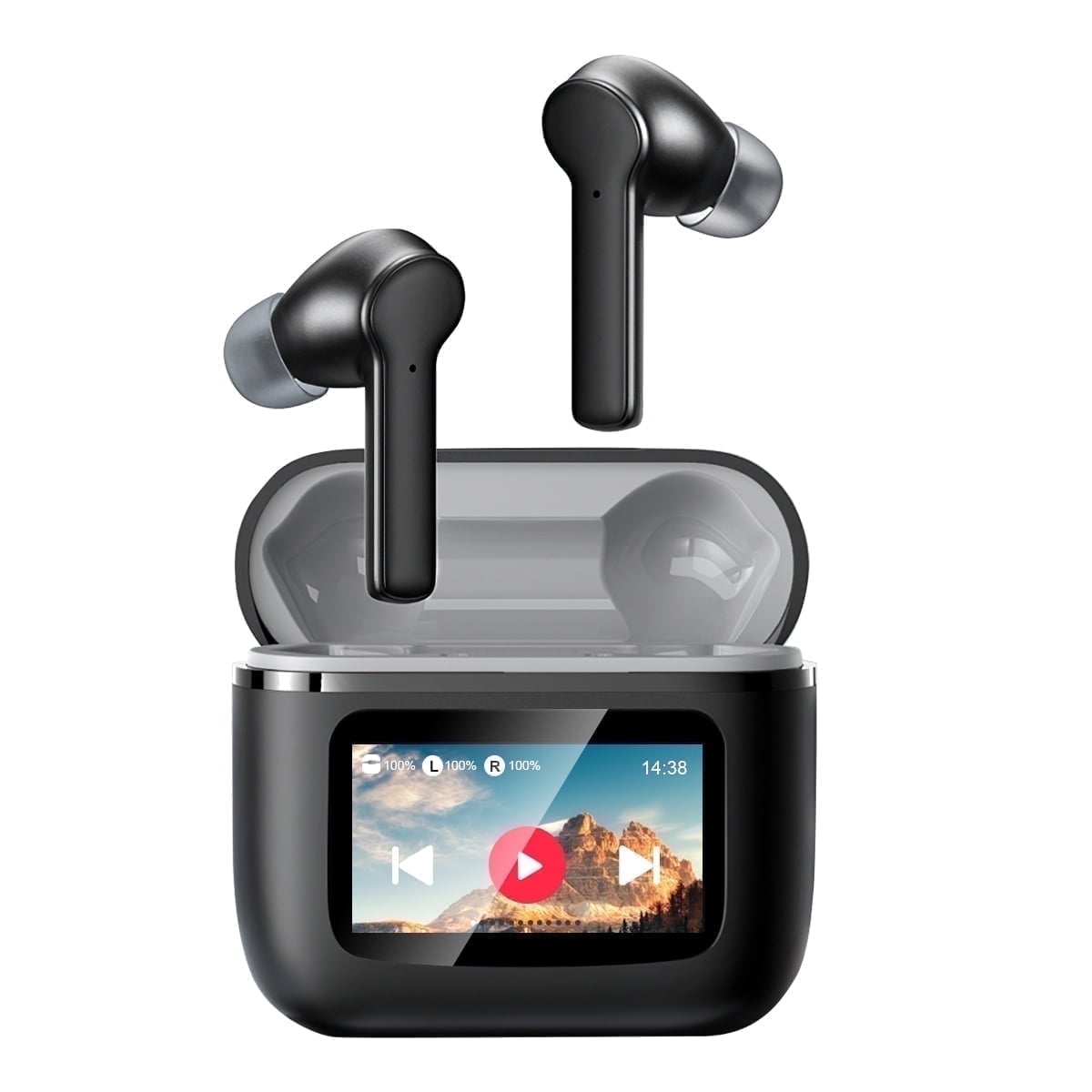 Wireless Earbuds, Bluetooth 5.3 Headphones Bass Stereo,Touch screen ...