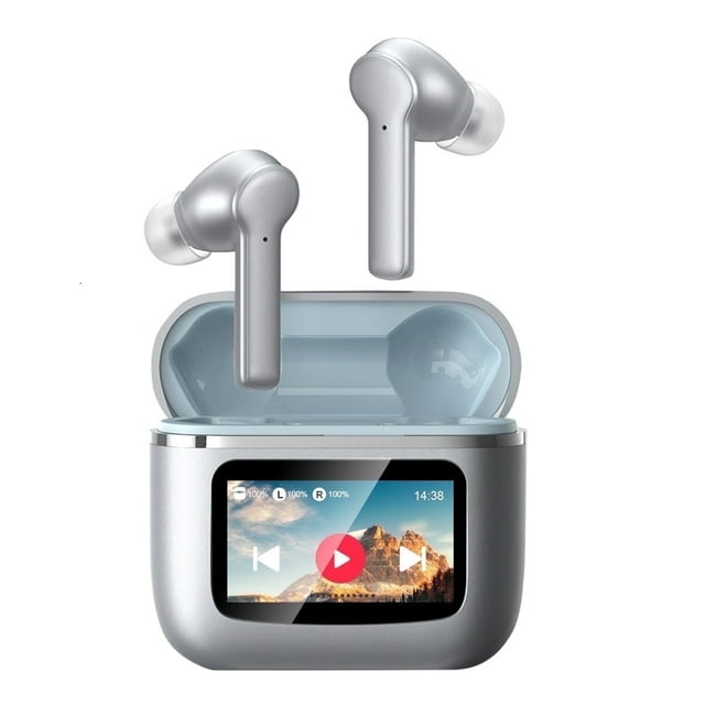 Wireless Earbuds, 5.3 Bluetooth Headphones Bass Stereo,Touch Screen ...