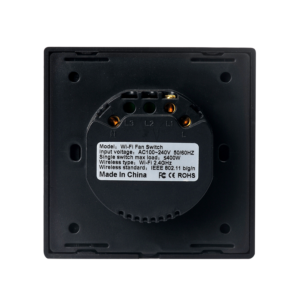 Touch switch smart switch panel wall switch 1/2/3 Gang wifi light ...