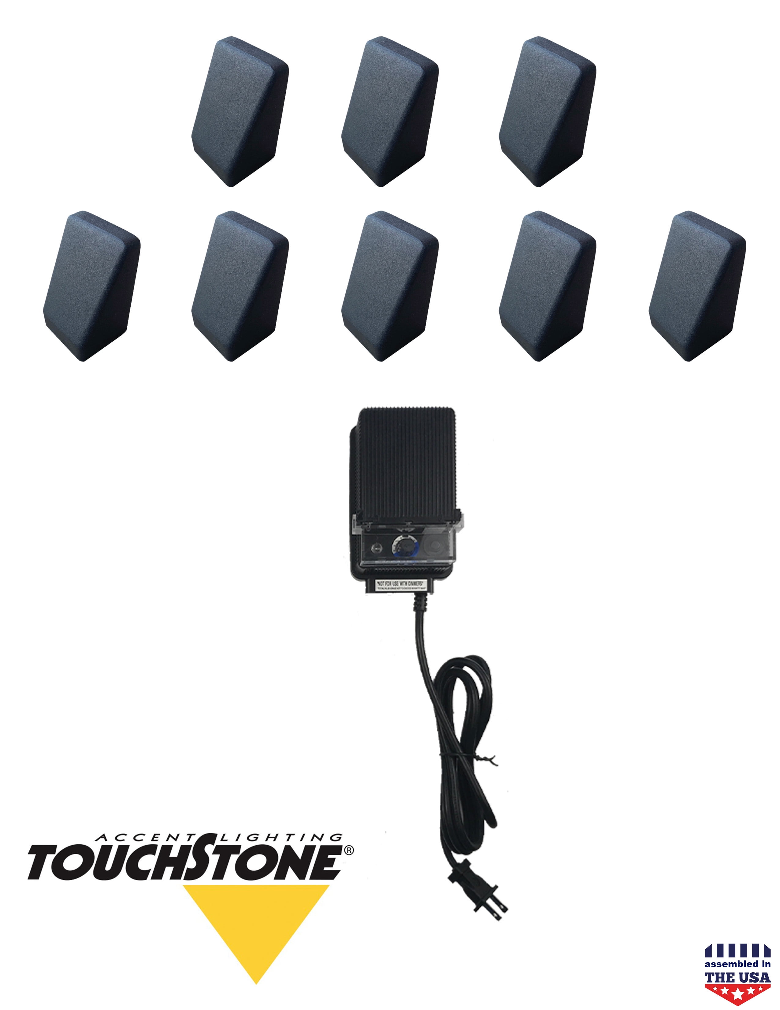 TouchStone Lights-POST & PIPE 8 LIGHT DECK LIGHT KIT - Walmart.com