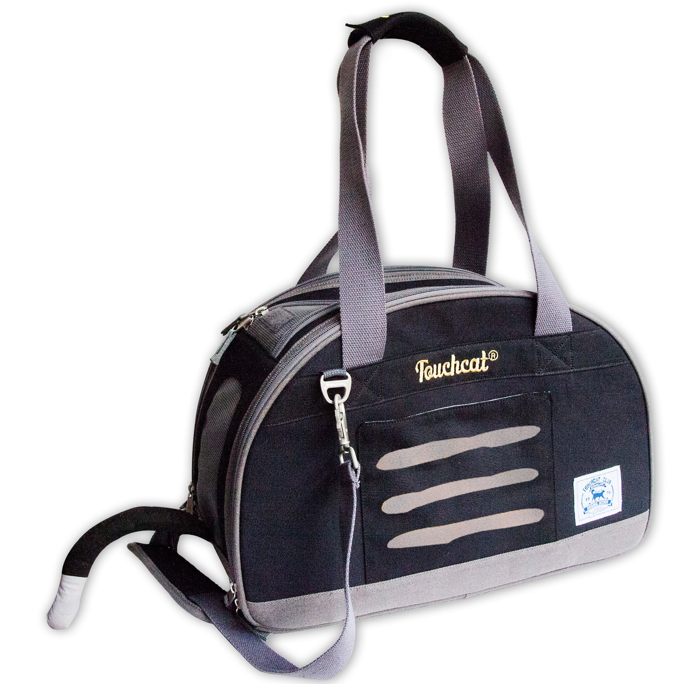 Touchcat 'Tote-Tails' Designer Airline Approved Collapsible Cat Carrier ...